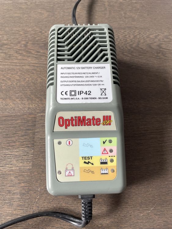 Motorrad-Batterieladegerät OptiMate 3SP vonTecMate (Gebraucht) in ...