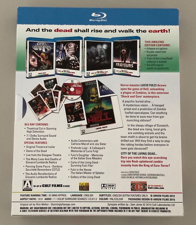City Of The Living Dead - Arrow Video - Blu-Ray - Limited (Gebraucht ...