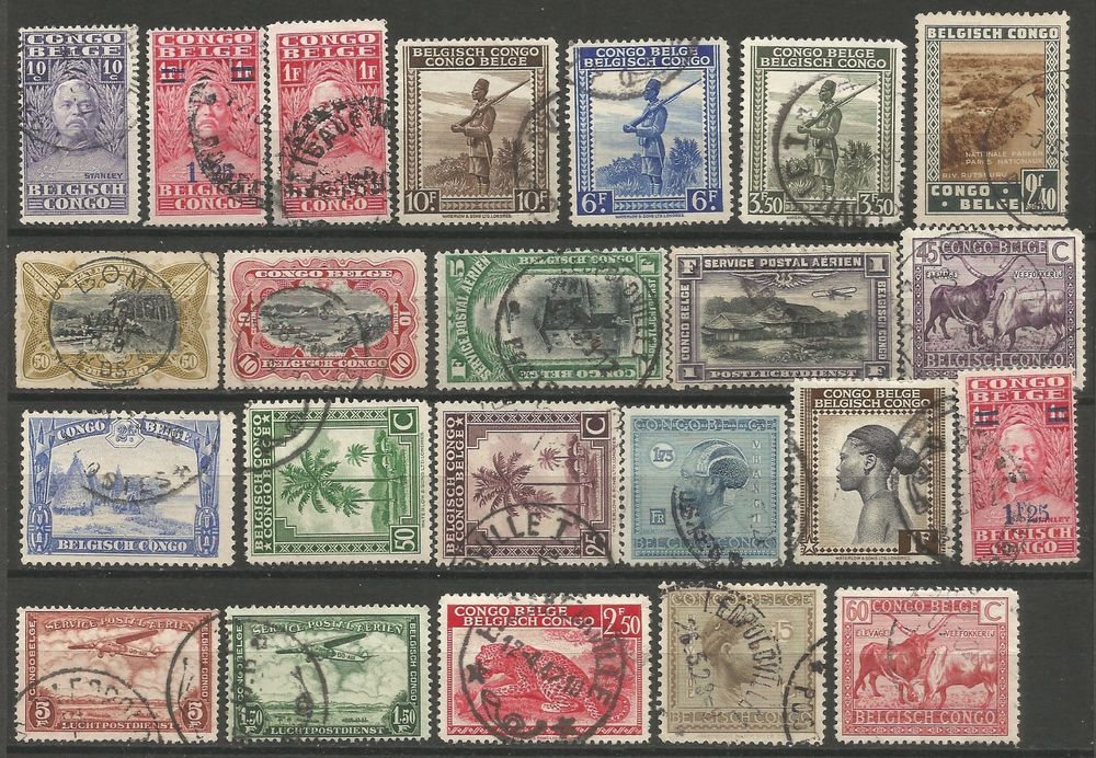 23 Timbres ( Congo-Belge ) (Gebraucht) in La Russille für CHF 2.6 – mit Lieferung auf Ricardo kaufen