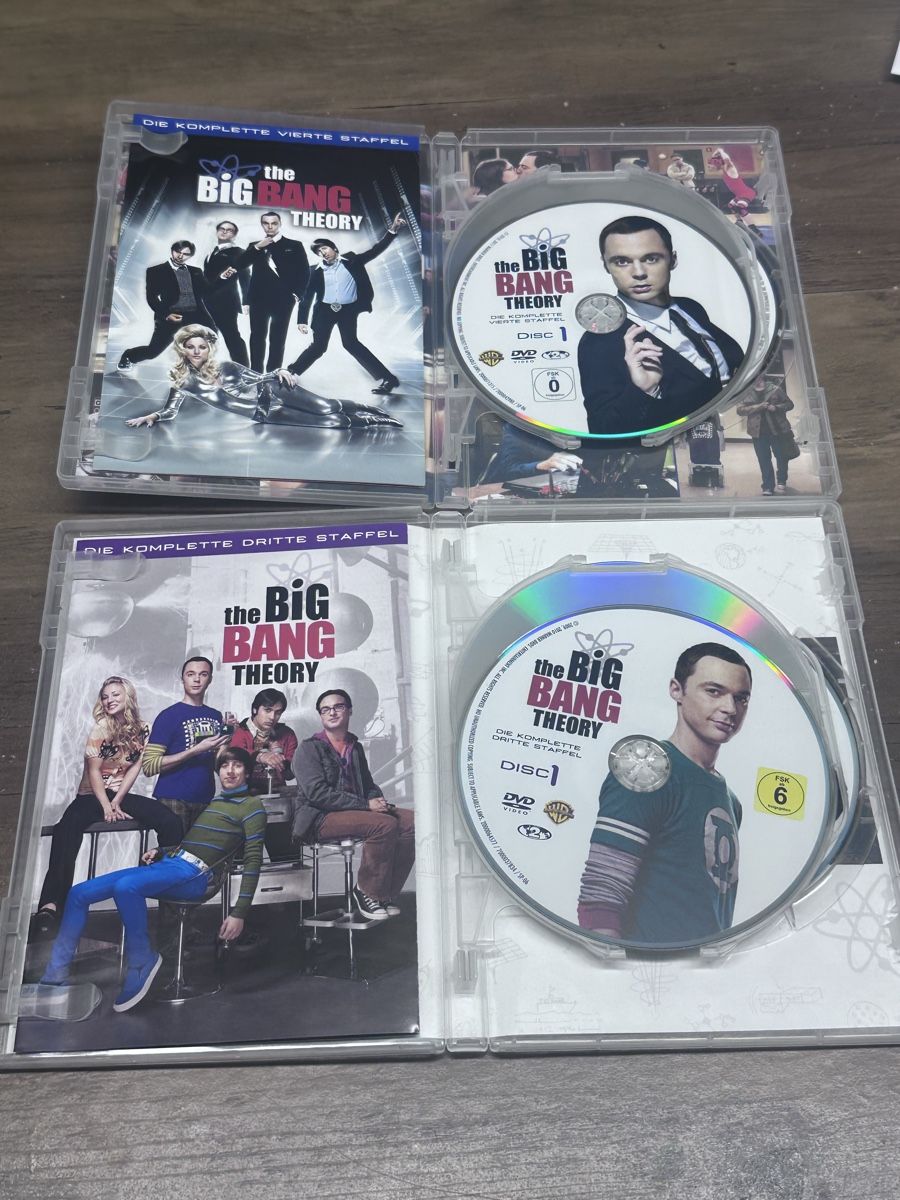 DVD: The Big Bang Theory Staffel 3 + 4 (Gebraucht) in Buus für CHF 5 ...