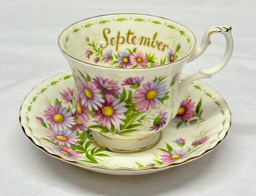 Royal Albert Blume Monat September Tee/Kaffee Tasse 1970 | Kaufen auf ...