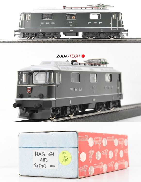 HAG 161 E-Lok Re 4/4 II Swiss Express SBB GS Analog mit OVP (Gebraucht ...