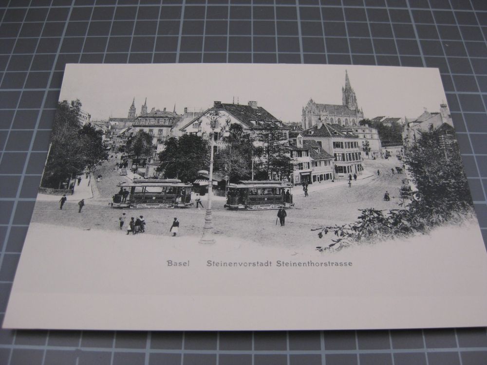 AK Basel Steinenvorstadt mit Tram (Neu (gemäss Beschreibung)) in Malters für CHF 7 – mit ...