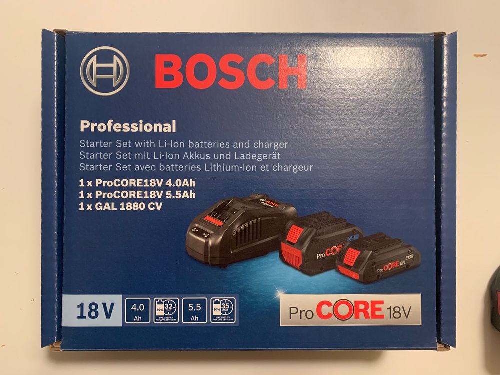 Bosch Professional ProCore 18v Starter-Set (Neu (gemäss Beschreibung)) in Zumikon für CHF 103 ...