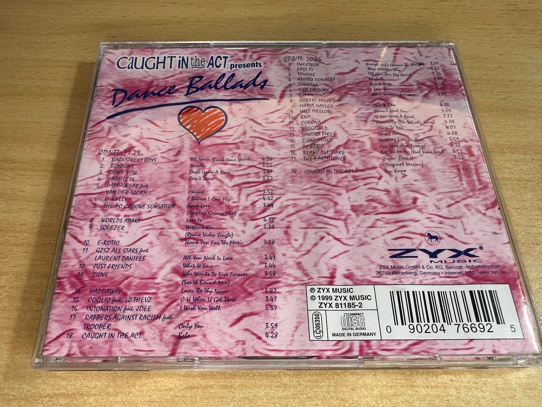 W1 Various - Caught In The Act - Presents Dance Ballads 2 CD (Gebraucht ...