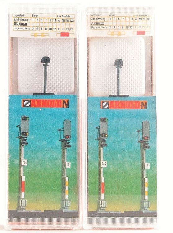 Arnold 2 Gleissperr-Signale 7622 Spur N | Kaufen auf Ricardo