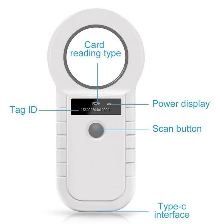 Chip-Scanner Chip-Lesegerät für gechippte Haustiere, Katzen | Kaufen ...