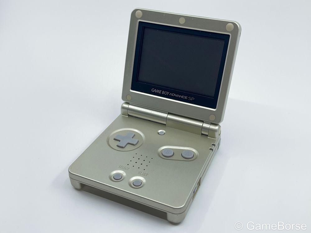 GBA Nintendo Gameboy Advance SP Gold inkl. USB Ladekabel (Gebraucht) in ...