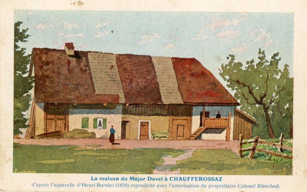 Puidoux VD - La maison du Major DAVEL à CHAUFFEROSSAZ (D'occasion) à ...