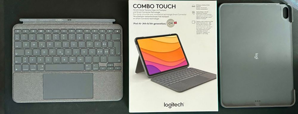 LOGITECH COMBO TOUCH TYPE COVER IPAD AIR 4&5 MIT GARANTIE | Kaufen auf ...