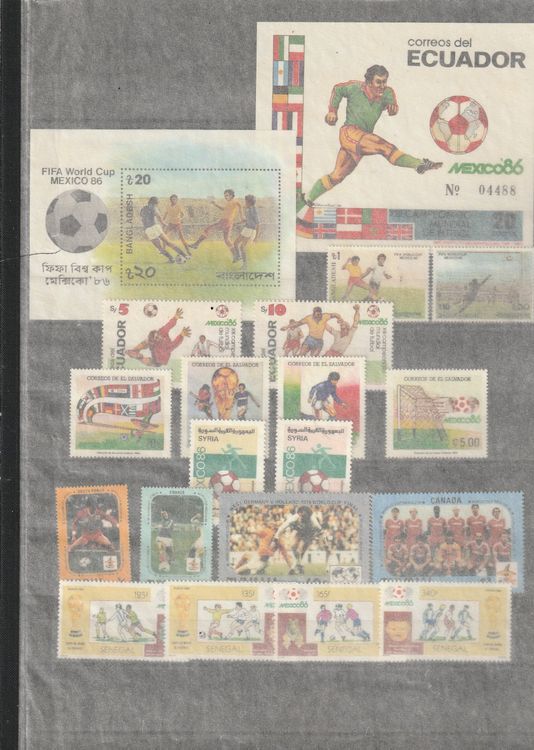 16 A&B/MEXICO SPORT 1986 7 SERIEN & 4 BLOCKS ** | Kaufen auf Ricardo
