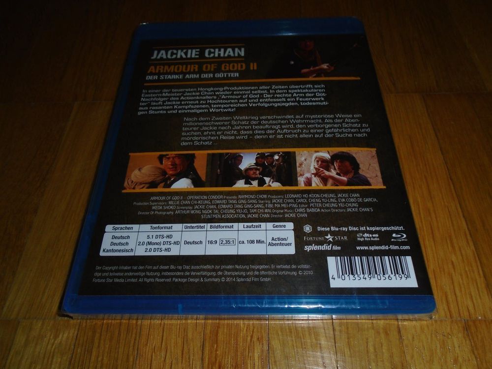 Jackie Chan-Armour of God 2-Der starke Arm der Götter-UNCUT | Kaufen auf Ricardo