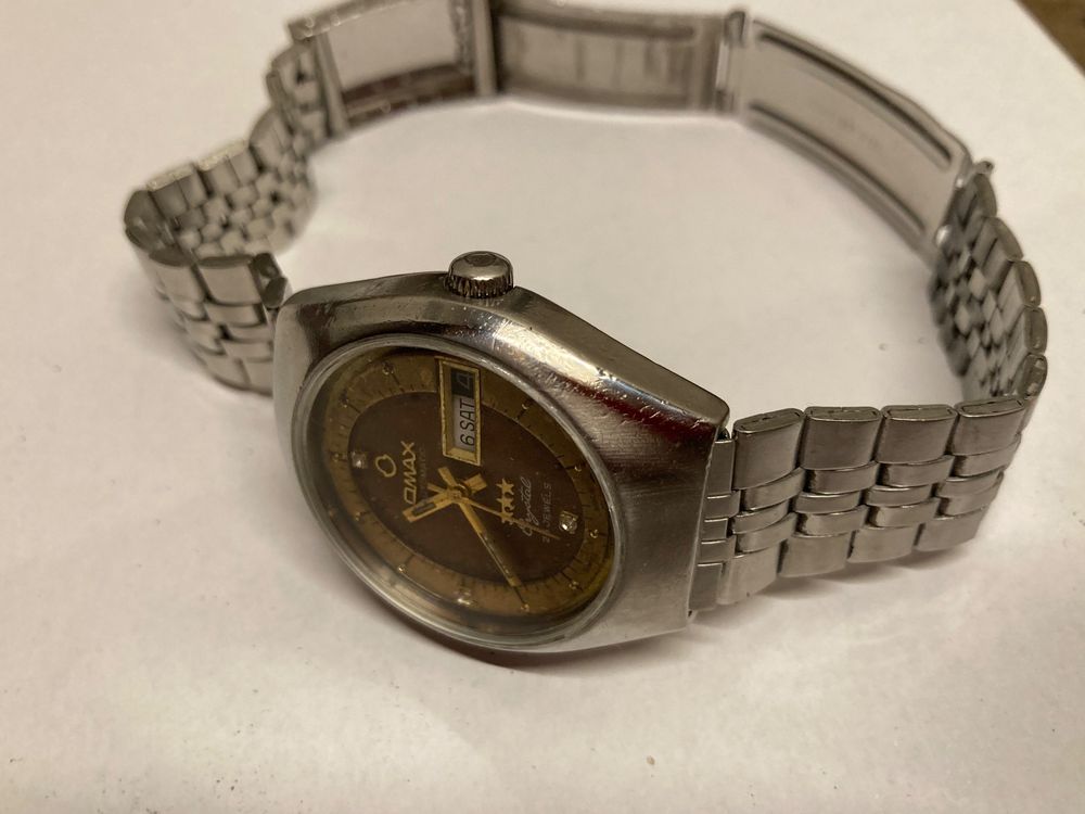 Qmax crystal vintage uhr der 70er Automatic 36 mm | Kaufen auf Ricardo