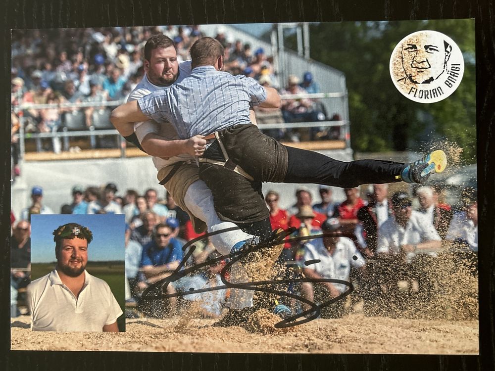 Signiertes Foto Florian Gnägi (Gebraucht) in Uetendorf für CHF 5 – mit ...