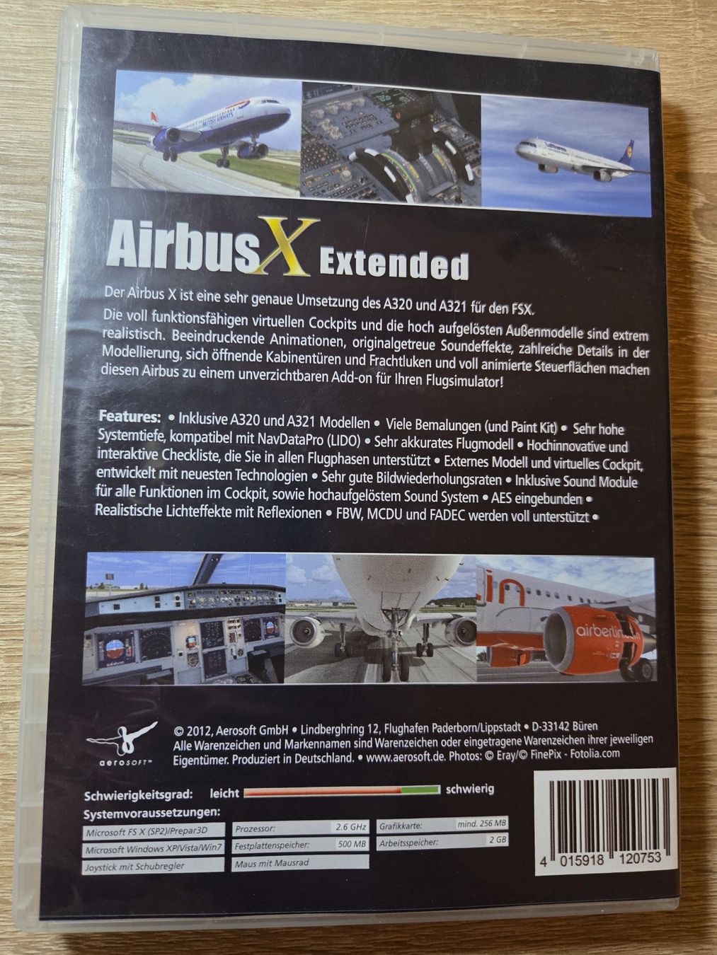 Airbus X Extended for Flight Simulator X FSX - PC (Gebraucht) in ...