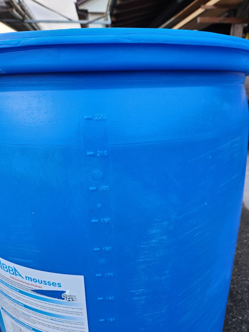 Blaues Fass 200 Liter Kunststoff!! (Gebraucht) in Farnern für CHF 5 ...