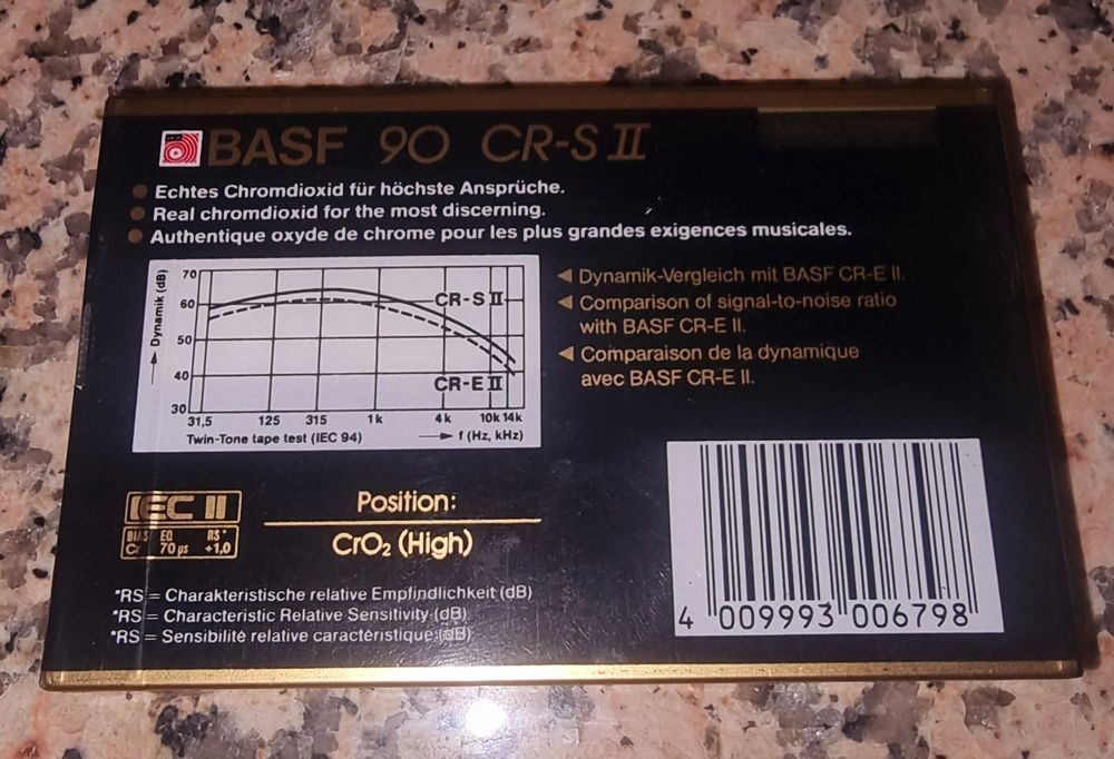 💥BASF"90 chromdioxid super II"💥 die seltenste BASF... (Neu und originalverpackt) in LAUSANNE für ...