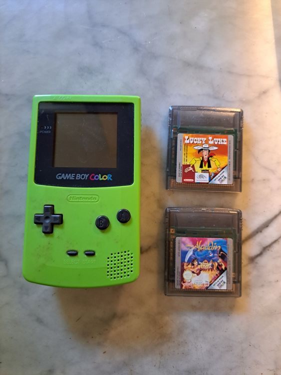 Gameboy color vert + jeux | Kaufen auf Ricardo