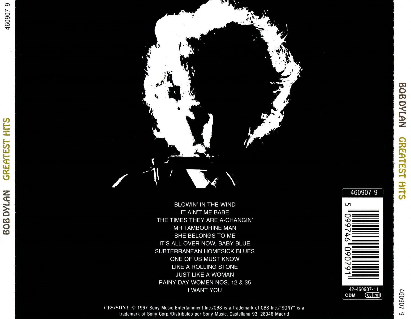 BOB DYLAN - GREATEST HITS (CD - 12 Track Version) (Gebraucht) in ...