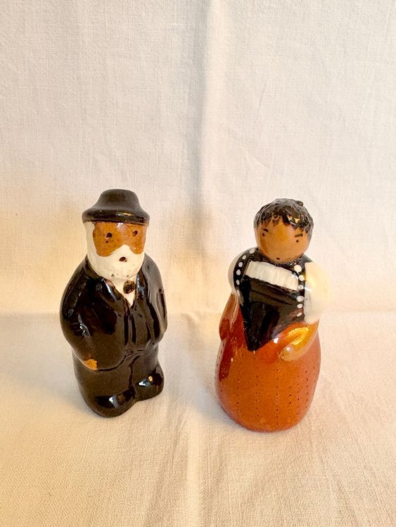 Original Gelzer Figuren: Frau in Berner Tracht & Grossvater (Gebraucht ...