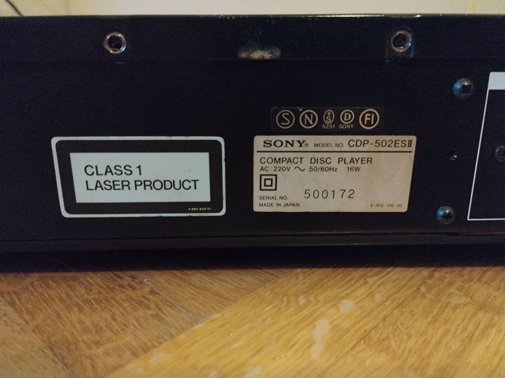 Sony CDP-502 ES II High End Hifi (Gebraucht) in Zürich für CHF 98 – mit ...