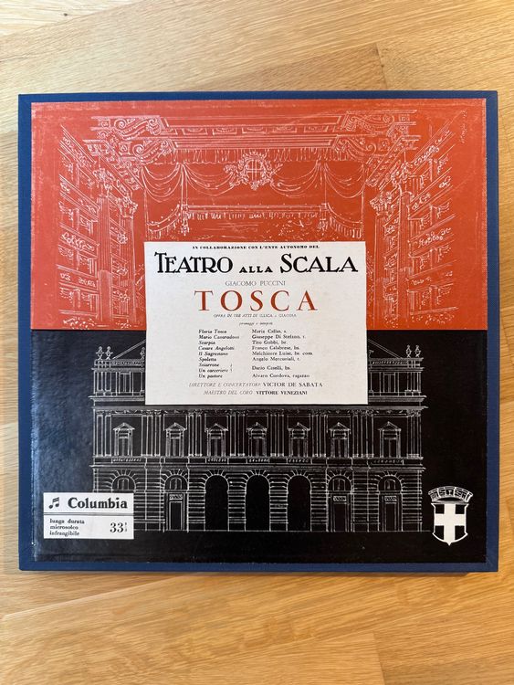 Giacomo Puccini – Tosca - LP Box-Set inklusive Büchlein (Usato) a ...