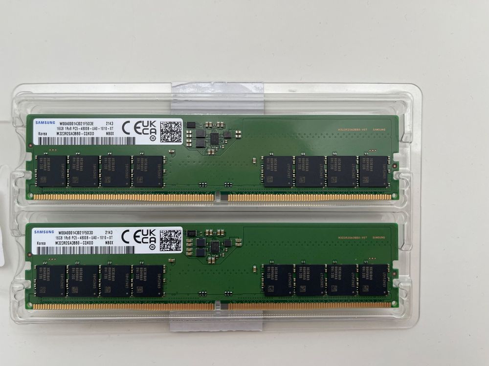 Samsung 2x16 GB DDR5 RAM 4800Mhz (Gebraucht) in Reinach BL für CHF 50 ...