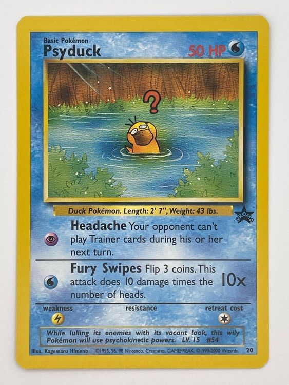 Psyduck #20 Pokémon Black Star Promo ab 1.- (Neu (gemäss Beschreibung ...
