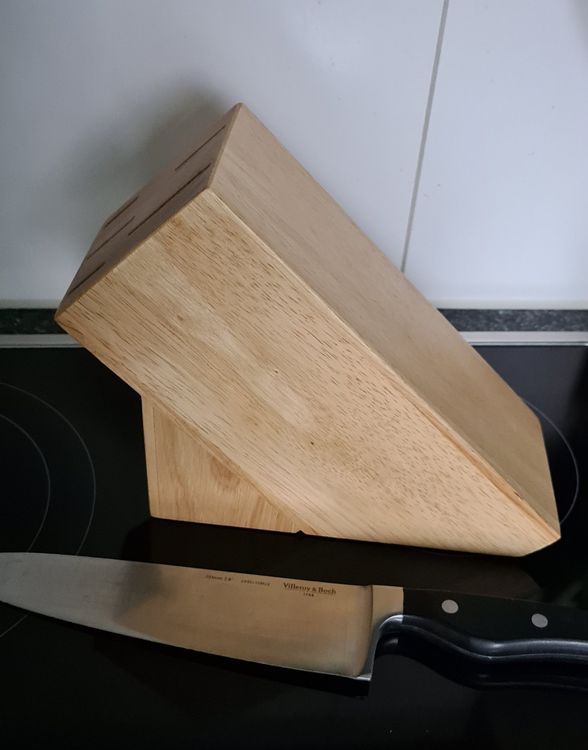 Messer in Holzblock | Kaufen auf Ricardo
