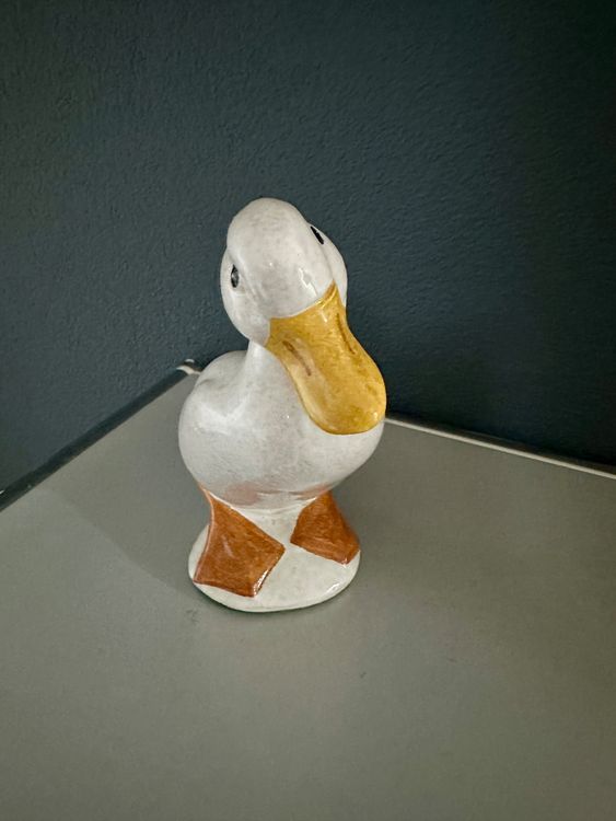 Vintage Deko-Ente aus Keramik, ca. 16.5 x 18.5 cm (Gebraucht) in ...