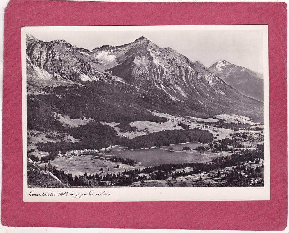 Lenzerheide gegen Lenzerhorn 1957 (Gebraucht) in Herisau für CHF 2 – mit Lieferung auf Ricardo ...