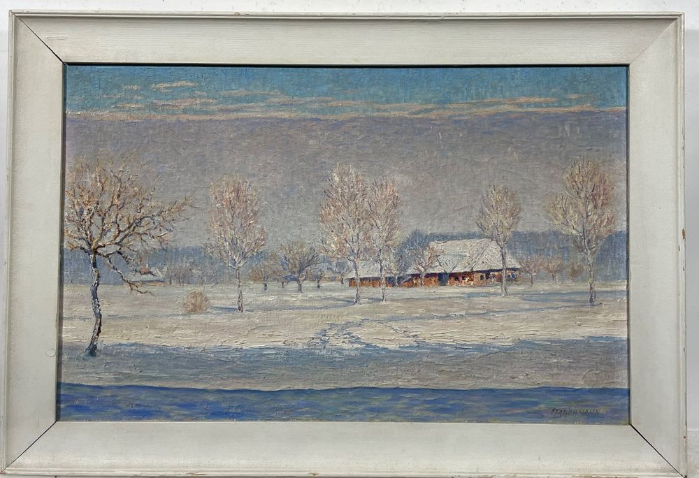 Faszinierendes Winterlandschaft Gemälde Signiert (Gebraucht) in Root für CHF 30 – mit Lieferung ...