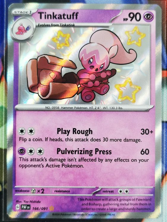 Pokemon Tinkatuff 166/091 Paldean Fates EN | Kaufen auf Ricardo