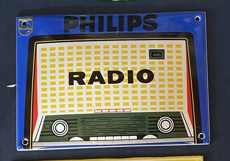 Emailschild PHILIPS RADIO (Neu (gemäss Beschreibung)) in Adligenswil ...