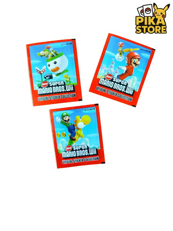 Super Mario Bros. Wii Sticker Box 32x Booster OVP (Neu und ...