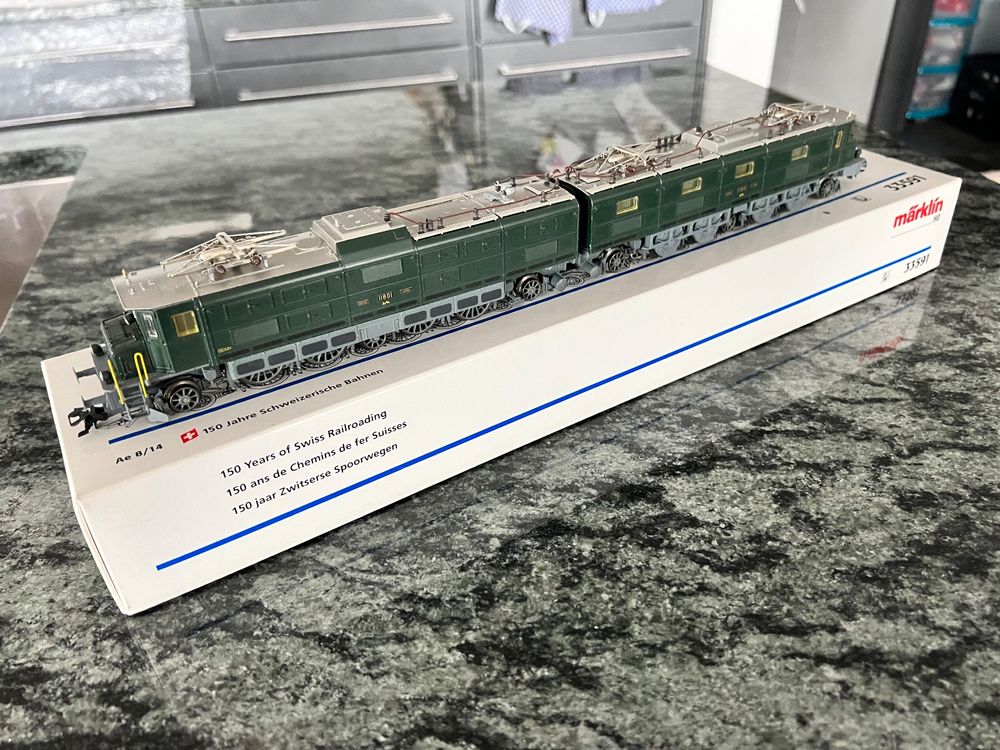 Märklin 33591 Ae 8/14 Digital 11801 SBB Doppel-E-Lok (Neu und originalverpackt) in Abtwil SG für ...