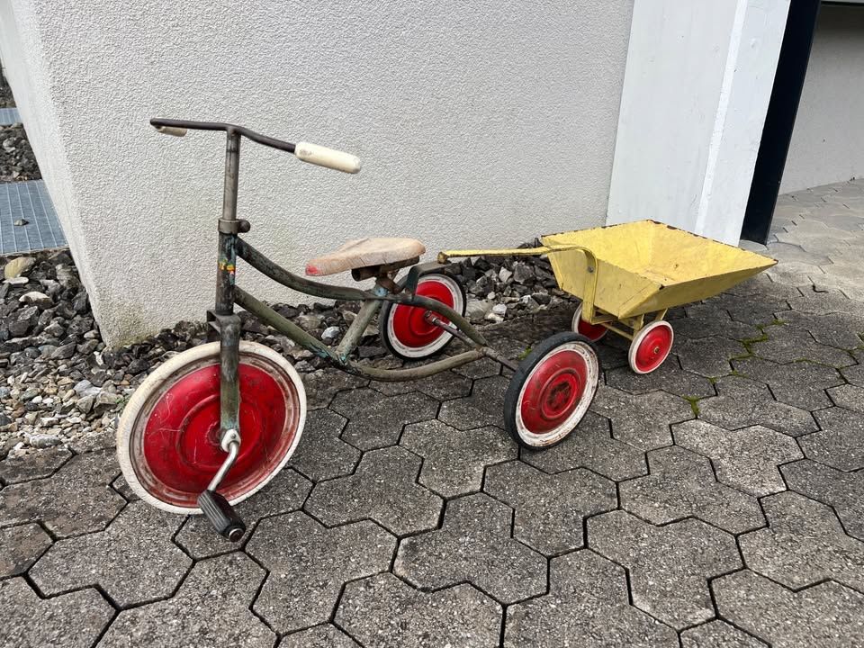 Dreirad Vintage 1950's Rarität mit Anhänger (Gebraucht) in Giswil für ...