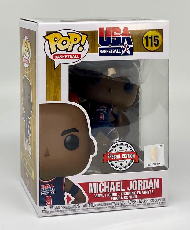 Funko Pop! NBA, Michael Jordan #115, Special Edition (Neu und ...