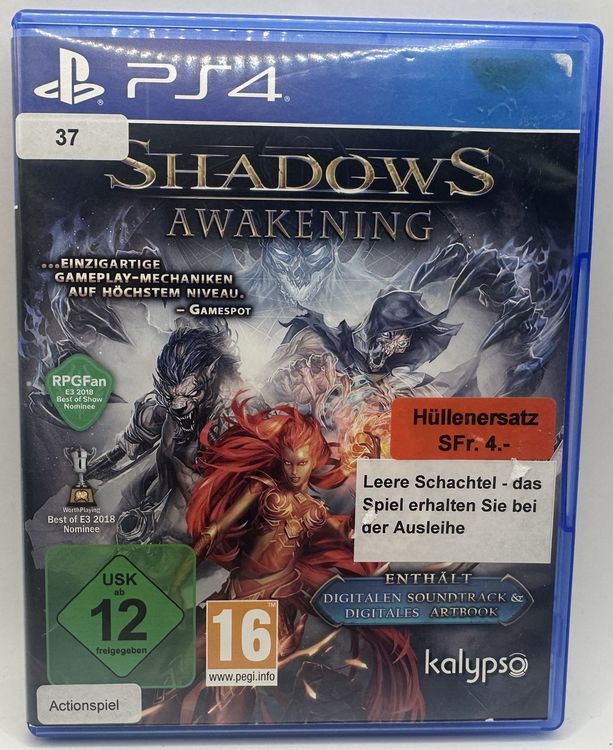 Shadows Awakening - PlayStation 4 (OVP) (Gebraucht) in Düdingen für CHF ...
