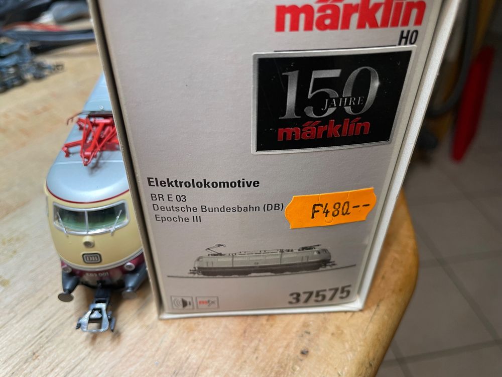 Marklin 37575 loc BR E 03 DB MFX Digital Sound | Kaufen auf Ricardo