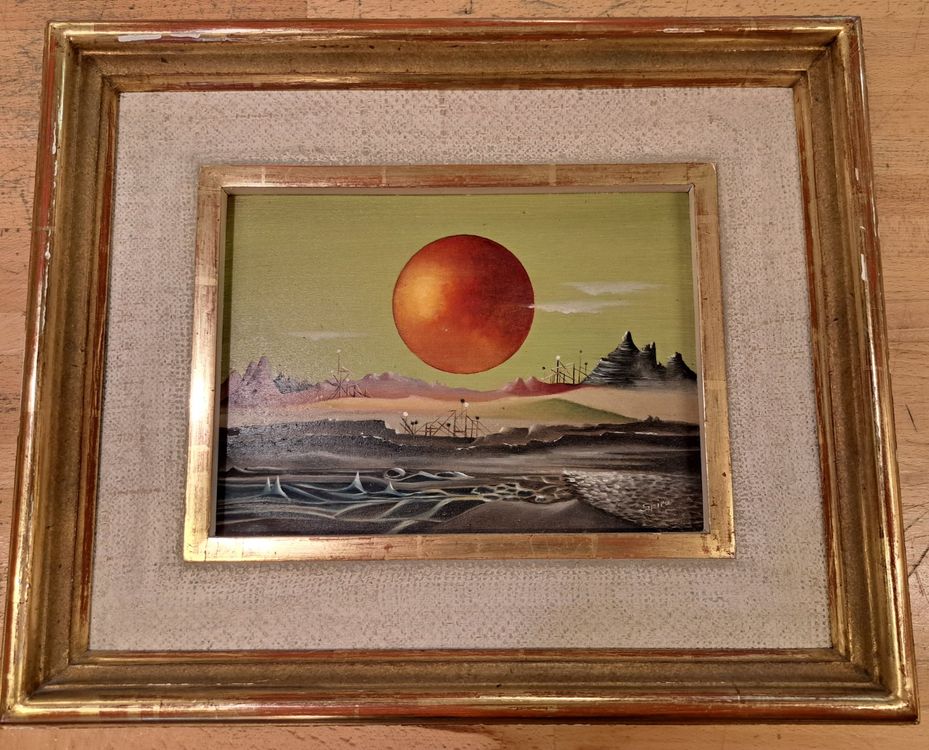 Surrealistisches Ölgemälde von Georges Spiro (1909 -1994) | Kaufen auf ...