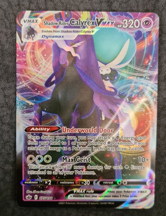 Pokemon calyrex vmax Neuf (Neu (gemäss Beschreibung)) in für CHF 3 ...