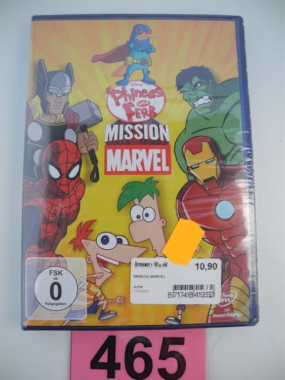 Disney DVD Mission Marvel, Nr. 465 (Neu und originalverpackt) in ...