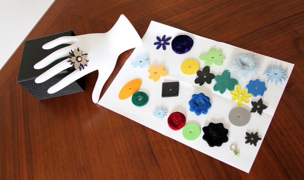 Charlotte Ring (Ehinger Schwarz) 925 Silber mit vielZubehör (Gebraucht) in Merlischachen für CHF ...