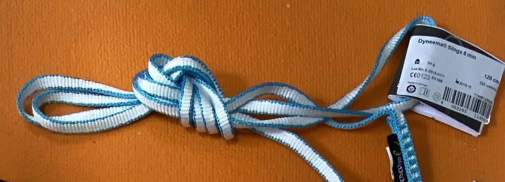 Sport Bergsteigen EDELRID Dyneema Schlingen 120cm 8mm 2 Stüc (Gebraucht ...