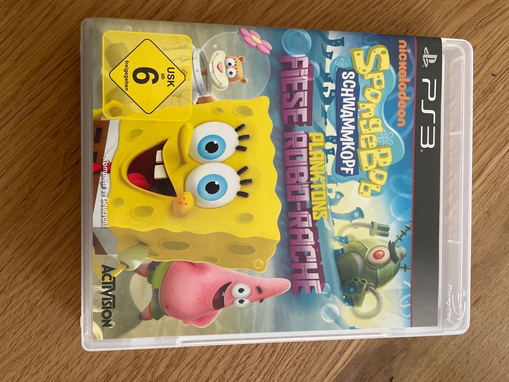 Spongebob Schwammkopf Planktons Fiese Robo Rache Ps3 (Gebraucht) in ...