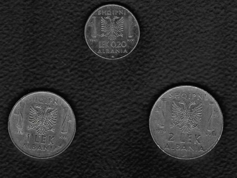 1939-1941 Italien Besetzung Albanien 2 + 1 + 0.20 Lek (Gebraucht) in ...