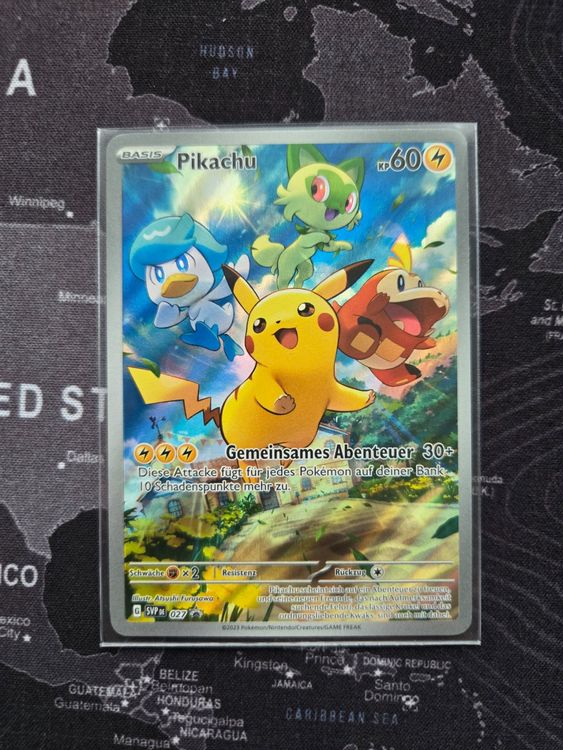 Pokemon Pikachu Promo SVP 027 (Neu (gemäss Beschreibung)) in Birr für ...