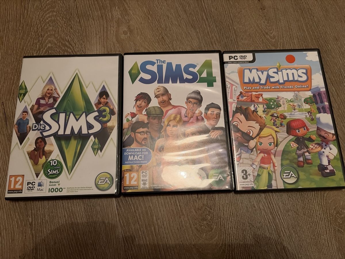 Sims 3, Sims 4 & MySims - PC Spiele Klassiker Bundle! (Gebraucht) in ...