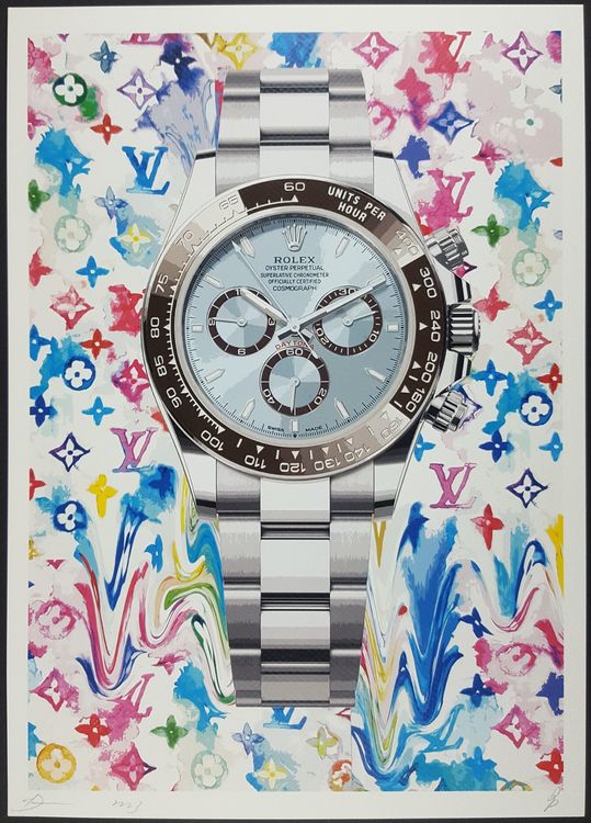 Death NYC Graffiti Pop Art Druck " Vuitton Rolex Daytona | Kaufen auf ...